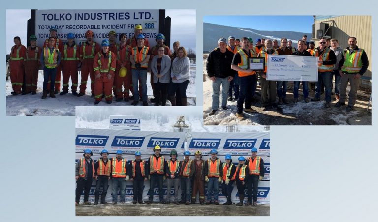 Three of Tolko’s divisions achieves safety milestones